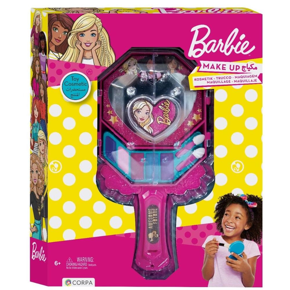 Barbie Hand Mirror and Cosmetics - Kidztopia