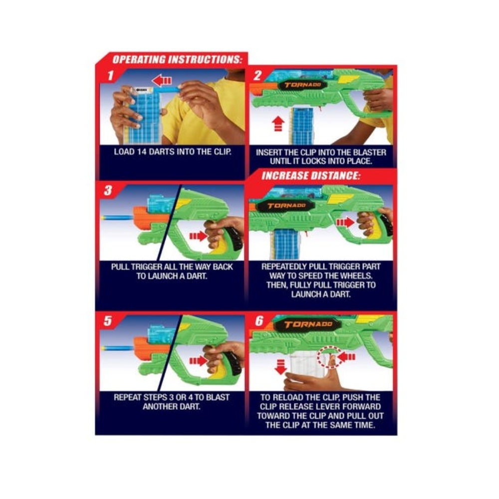 Buzz Bee Toys Air Warriors Tornado - Kidztopia