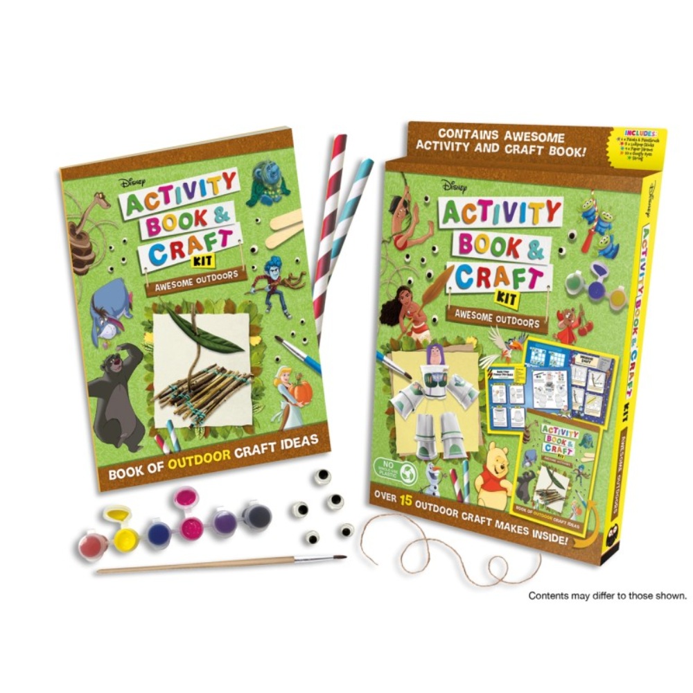 Disney: Activity Book & Craft Kit Awesome Outdoors - Kidztopia