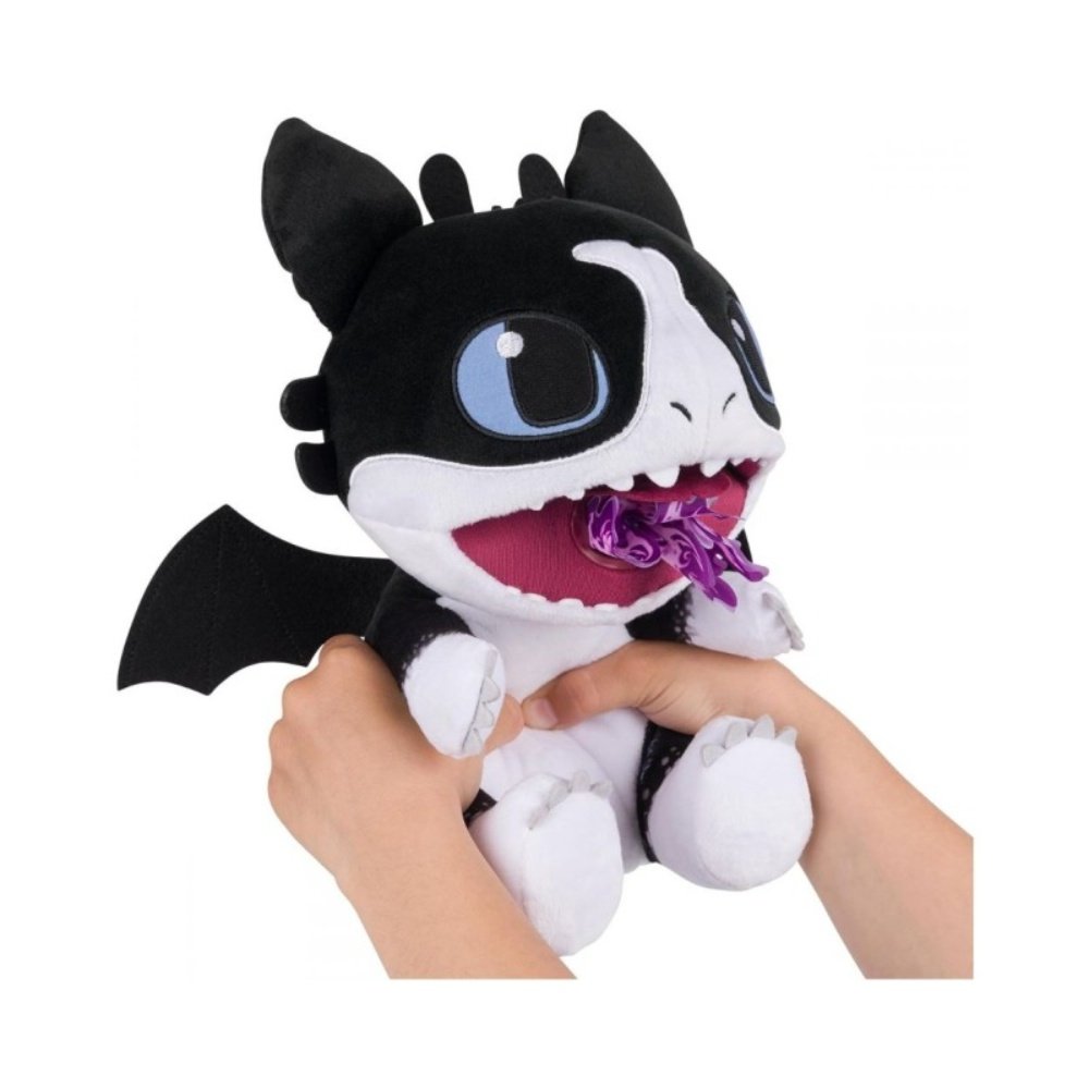 Dragons Plasma Blast Feature Thunder Plush - Kidztopia