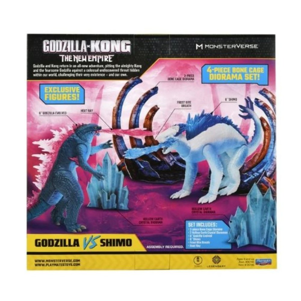 Godzilla x Kong Basic Fig. 6" 2-Pack Ass - Kidztopia