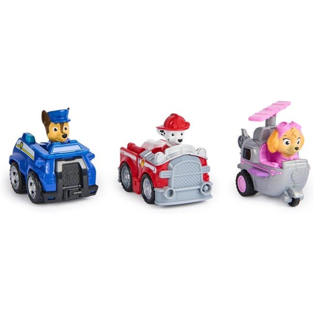 PAW Patrol Pull Back Rescue Racer Triple Pack - Kidztopia