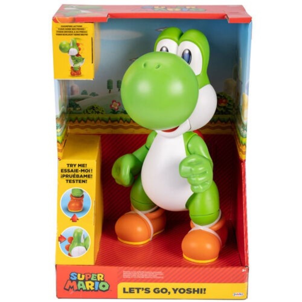 Super Mario Feature Lets Go Yoshi Figure - Kidztopia
