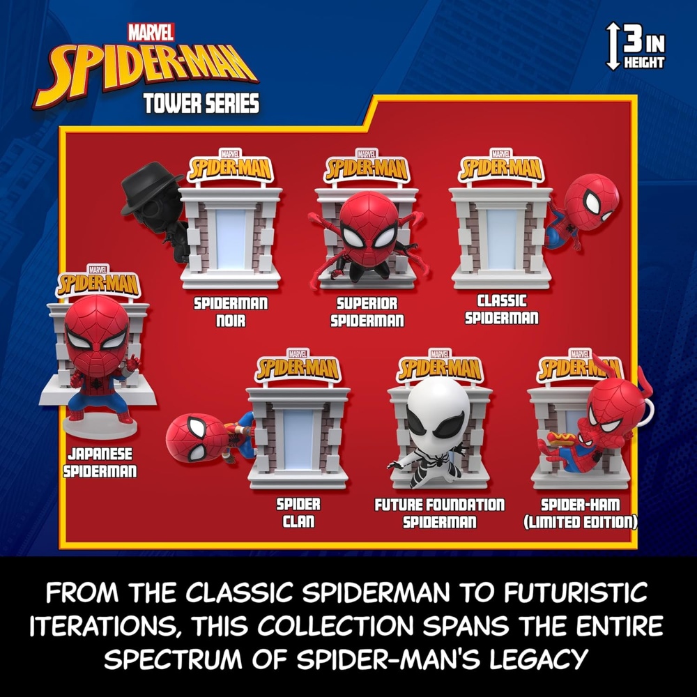 YuMe Spider-Man Surprise Box 8 cm - Tower Series - Kidztopia