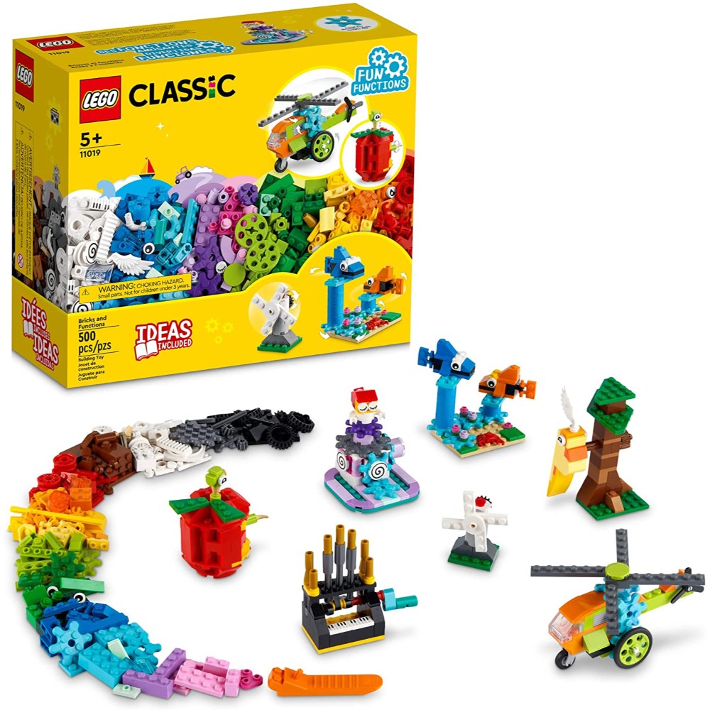 LEGO Classic Bricks and Functions 500 Pieces – Kidztopia