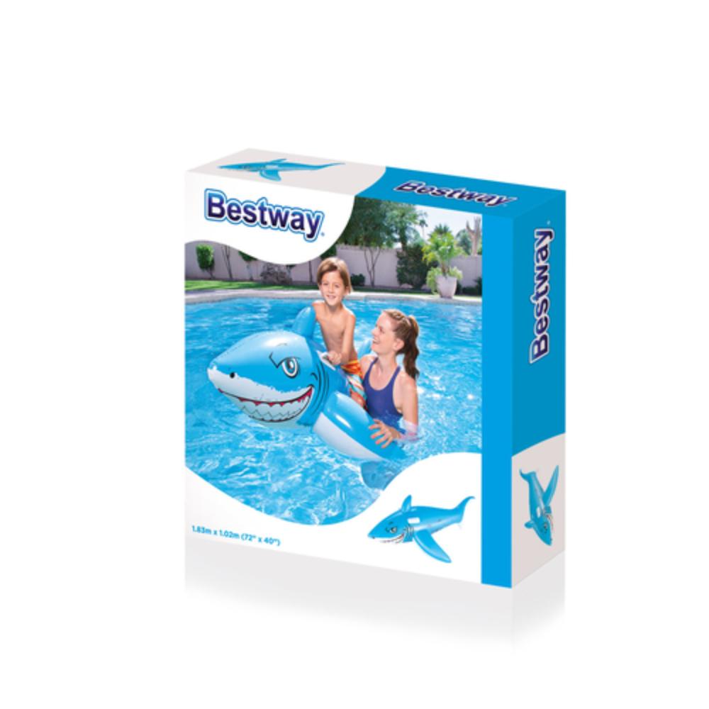 Bestway Great White Shark Rider (73x44 Inch)? - Kidztopia