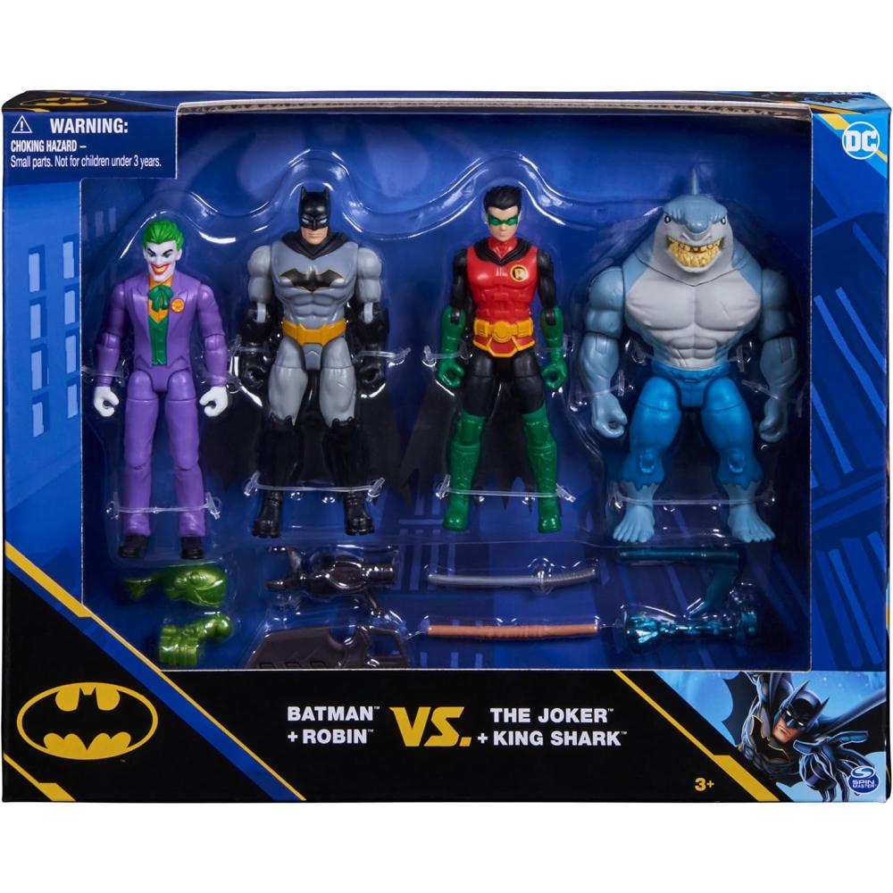 DC Batman 4-Inch Action Figure 4-Pack - Kidztopia