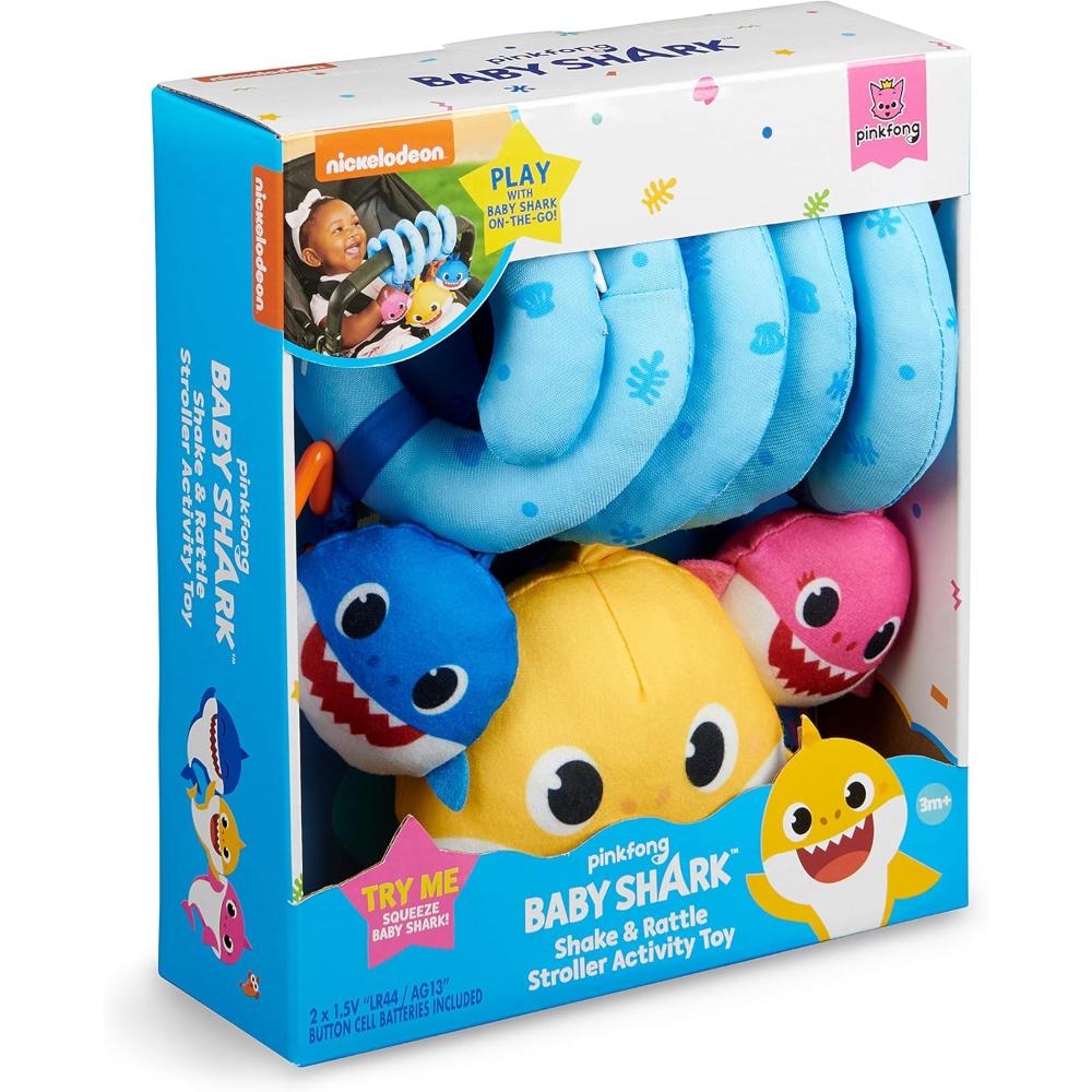 Baby Shark Shake & Rattle Stroller - Kidztopia