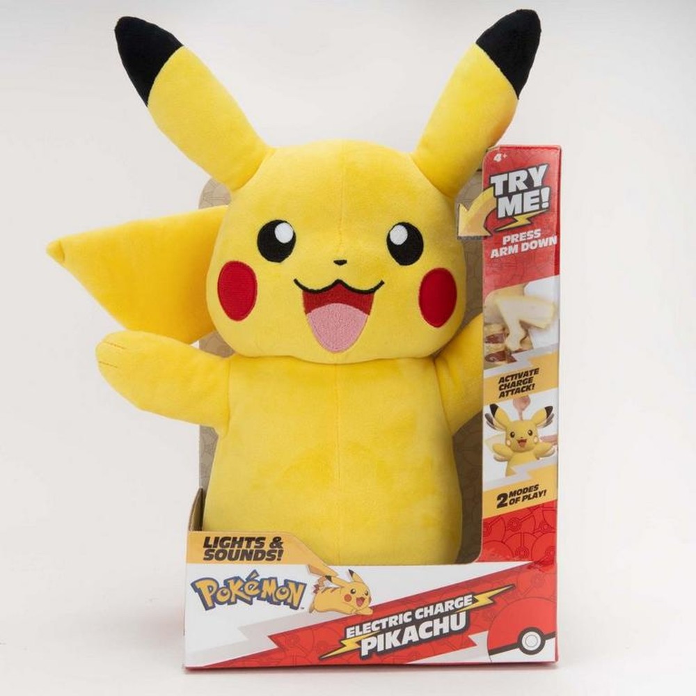 Pokemon Feature Deluxe Plush Pikachu (11 Inch) - Kidztopia
