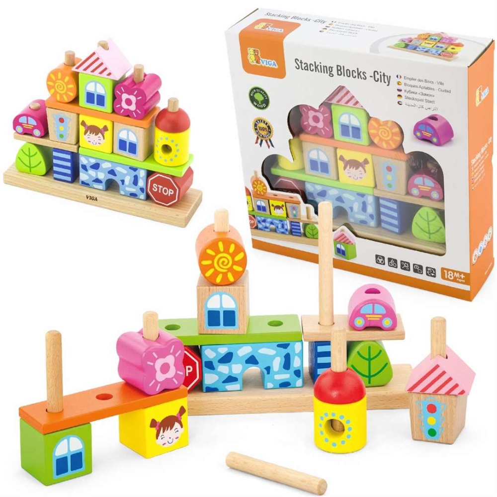 Stacking Blocks - City - Kidztopia