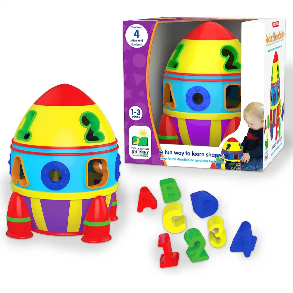 Rocket Shape Sorter - Kidztopia