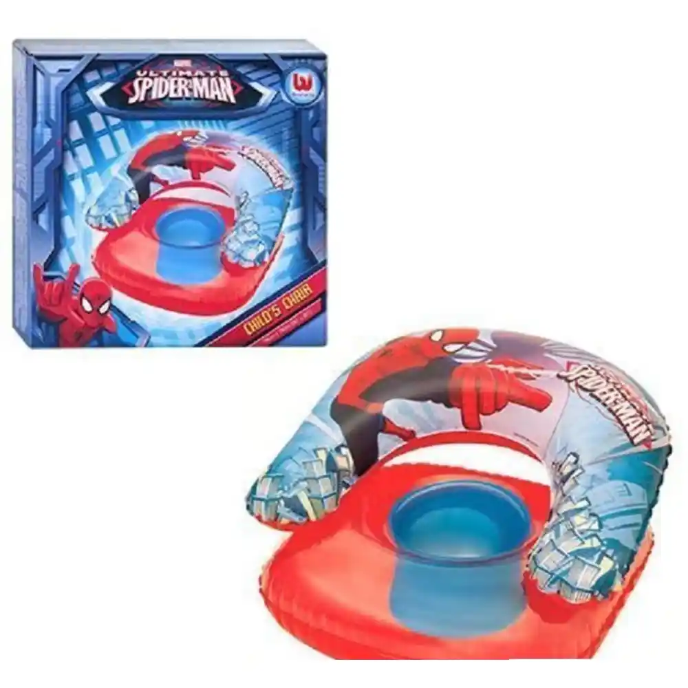 Bestway Spiderman Inflatable Baby Chair (76 x 76cm) - Kidztopia