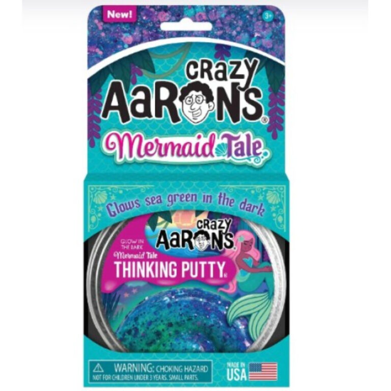 Crazy Aaron -Mermaid Tale - Full Size 4" Thinking Putty Tin for EU ...