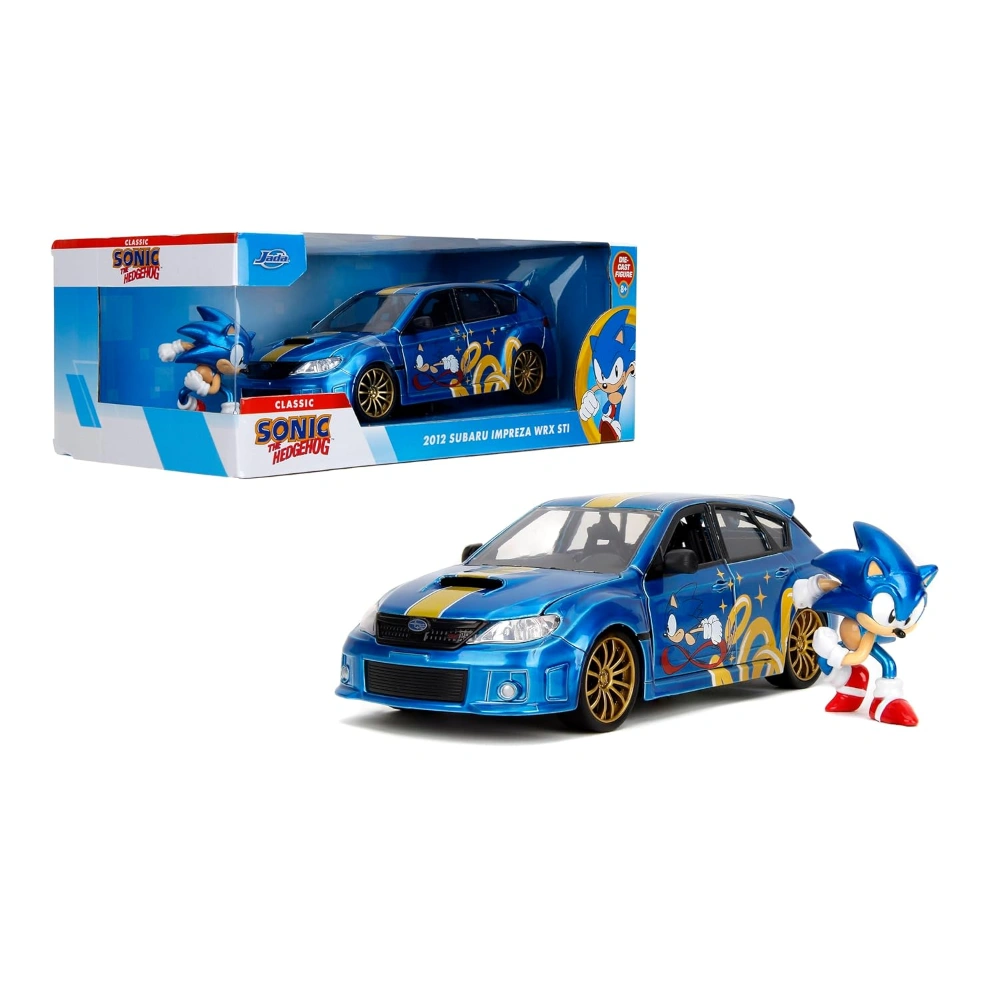Sonic The Hedgehog 1:24 2012 Subaru Impreza WRX STI Die-cast Car ...